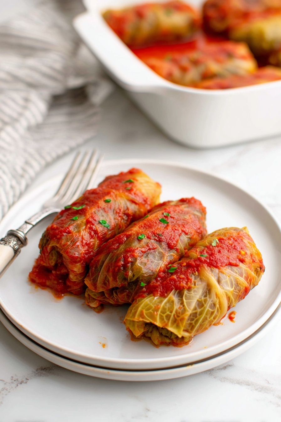 Beef and Rice Cabbage Rolls: Cozy Family Dinner Favorite