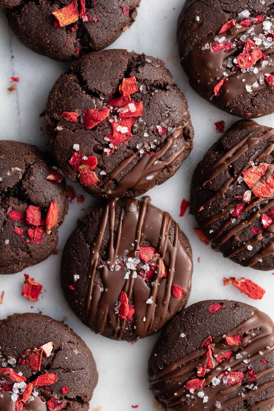 Chocolate Covered Strawberry Cookies - Delicious & Easy Treat