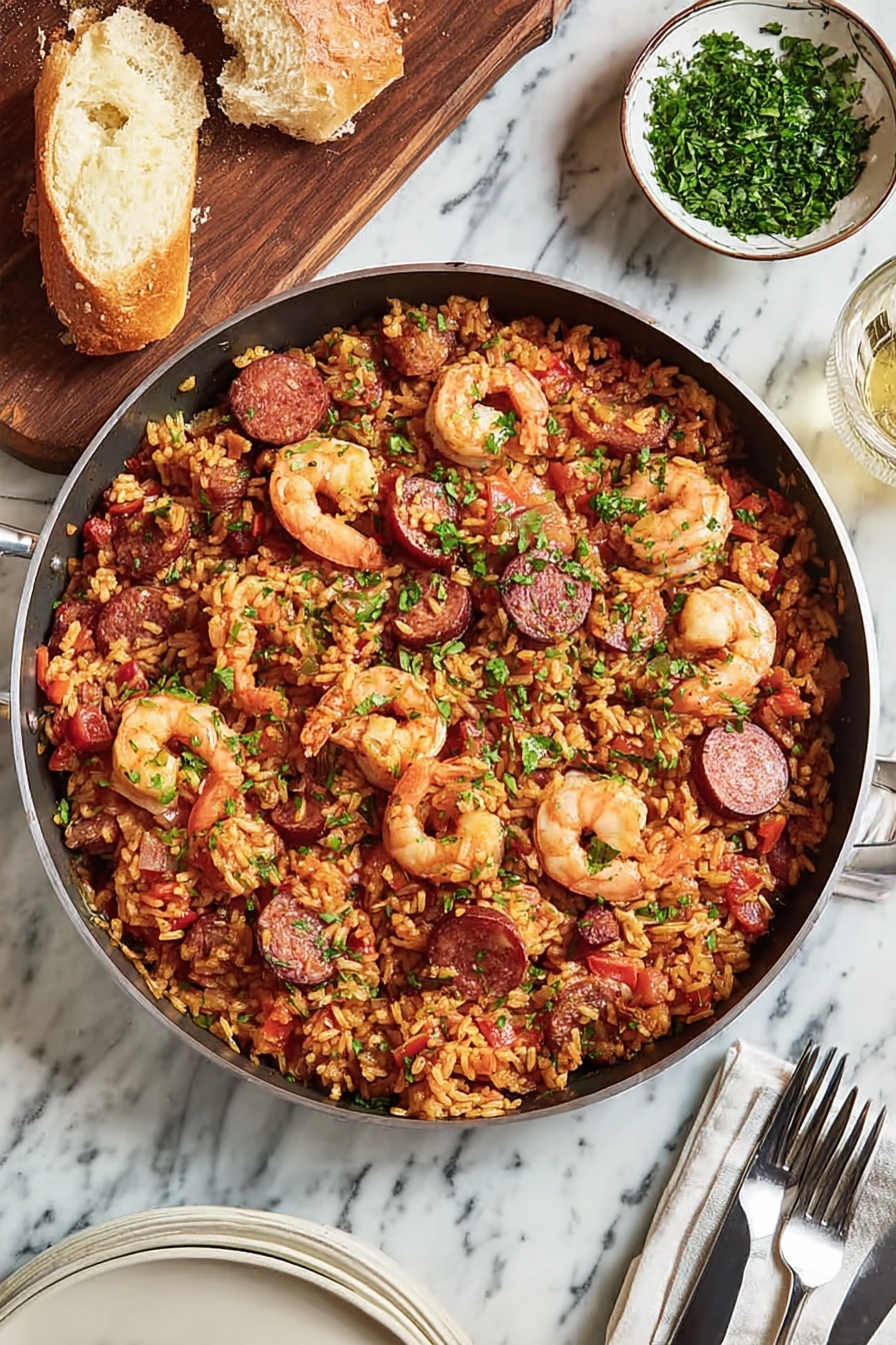 Easy Shrimp and Sausage Jambalaya – Flavorful Southern Comfort