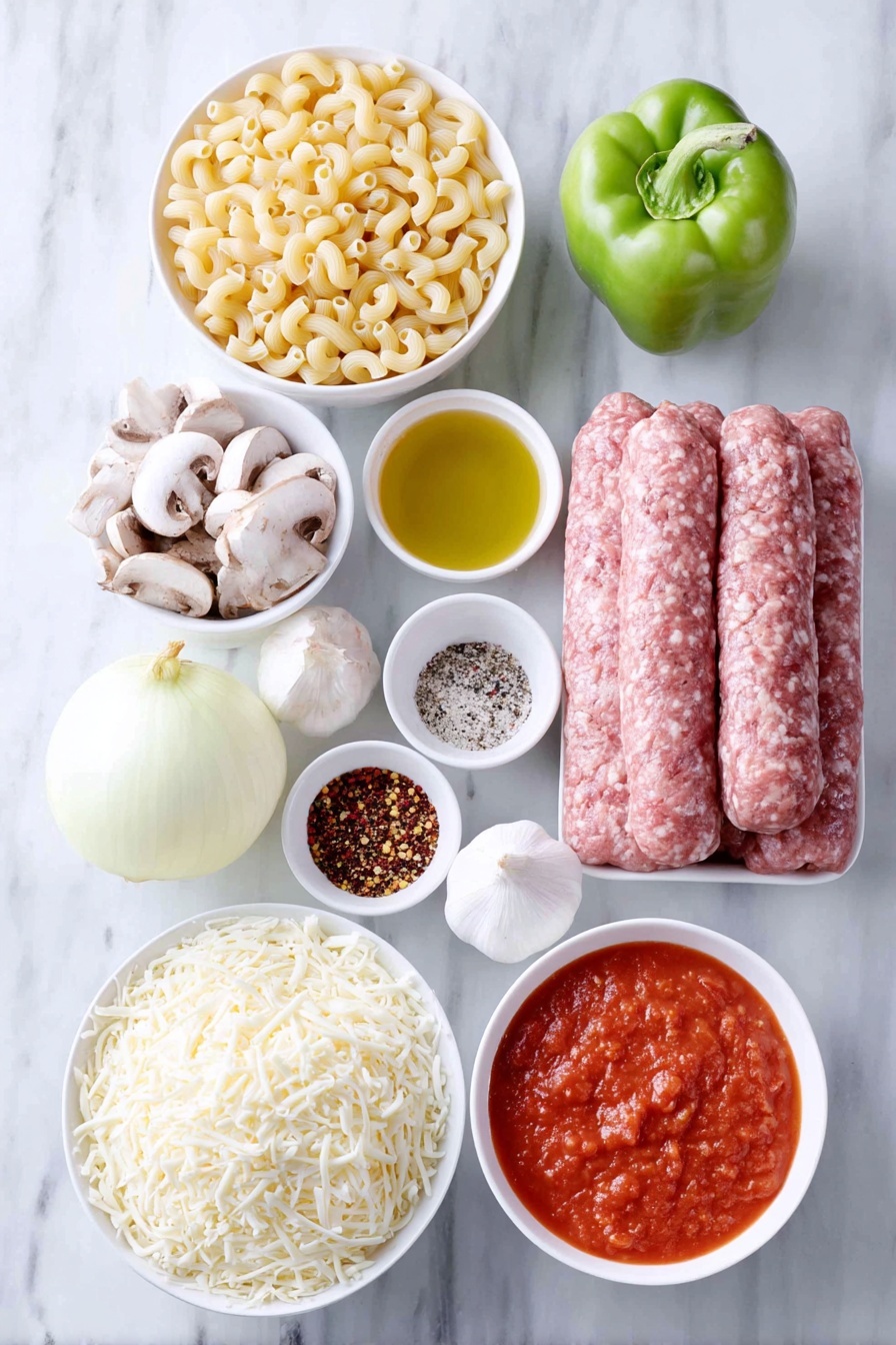 Johnny Marzetti Casserole with Italian Sausage - Cozy Comfort Food